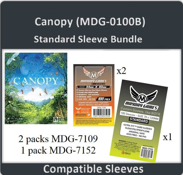 "Canopy" Compatible Card Sleeve Bundle – Mayday Games EU