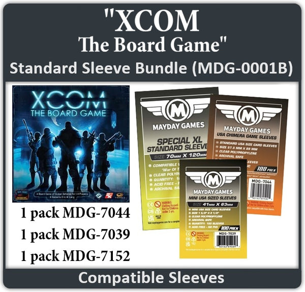 "XCom: The Board Game" Compatible Card Sleeve Bundle – Mayday Games EU