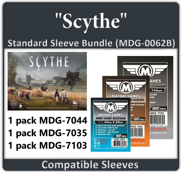 "Scythe" Compatible Card Sleeve Bundle – Mayday Games EU