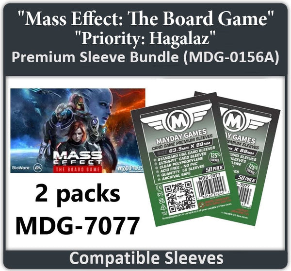 "Mass Effect: The Board Game- Priority: Hagalaz" Compatible Card Sleev ...