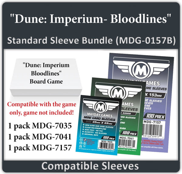 "Dune: Imperium- Bloodlines" Card Sleeve Bundle – Mayday Games EU