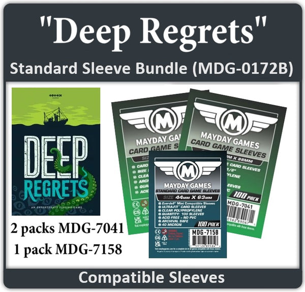 "Deep Regrets" Compatible Card Sleeve Bundle – Mayday Games EU